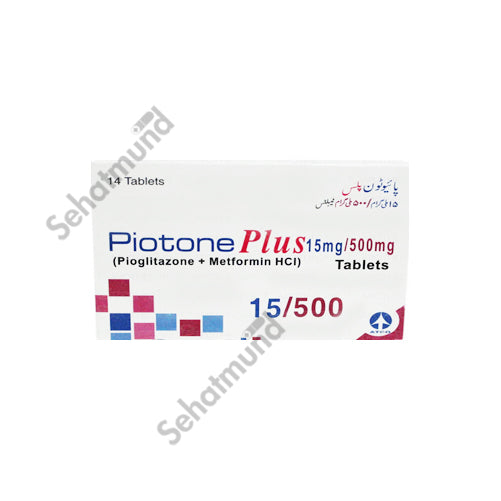 Piotone Plus Tablets 15mg/500mg – SehatMund Online Medicine