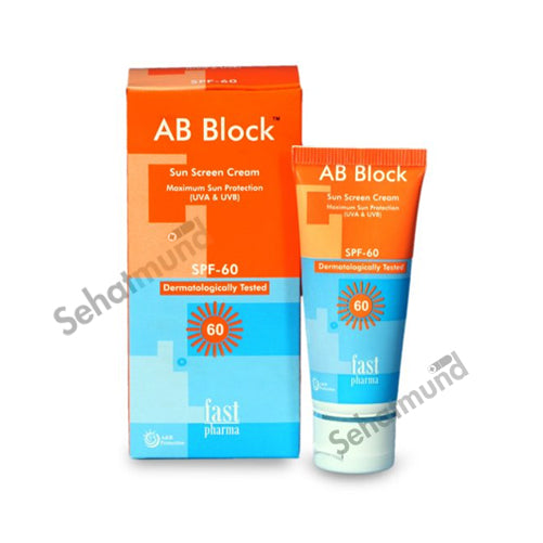 AB Block Sunscreen Cream SPF 60 30g – SehatMund Online Medicine