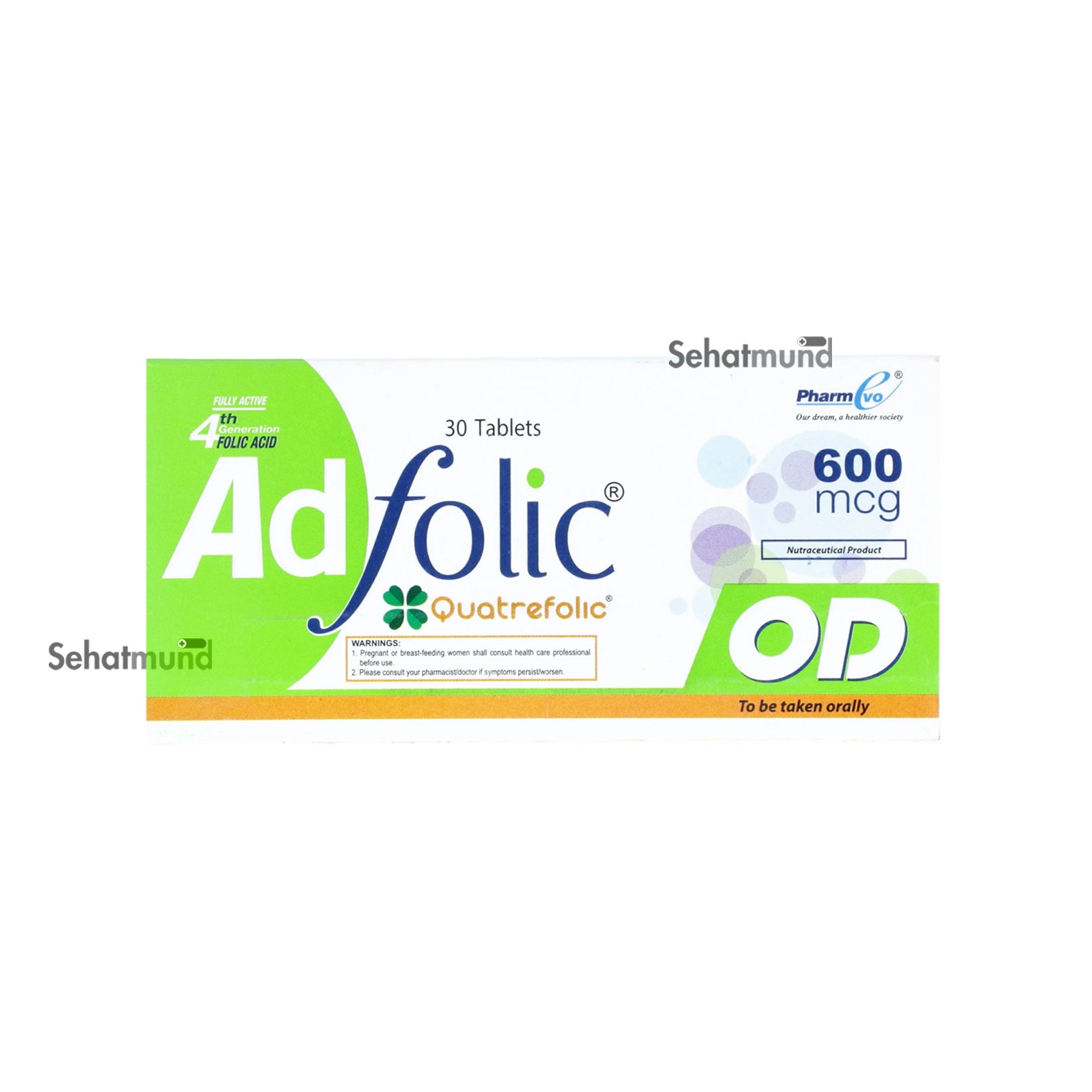 Adfolic Od Tablets 600mcg – SehatMund Online Medicine