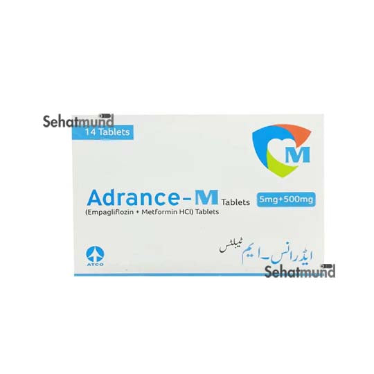 Adrance M Tablets 5mg+500mg – SehatMund Online Medicine