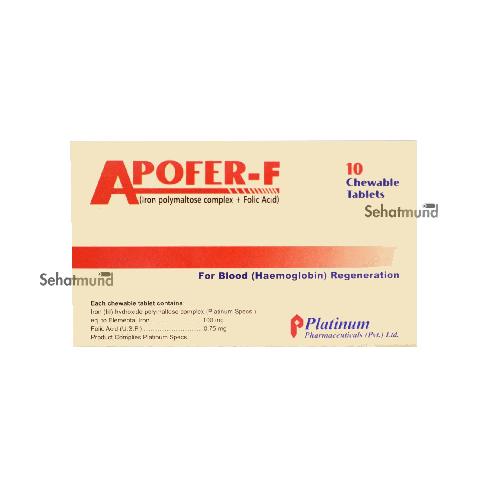 Apofer-F Tablets 100mg – SehatMund Online Medicine