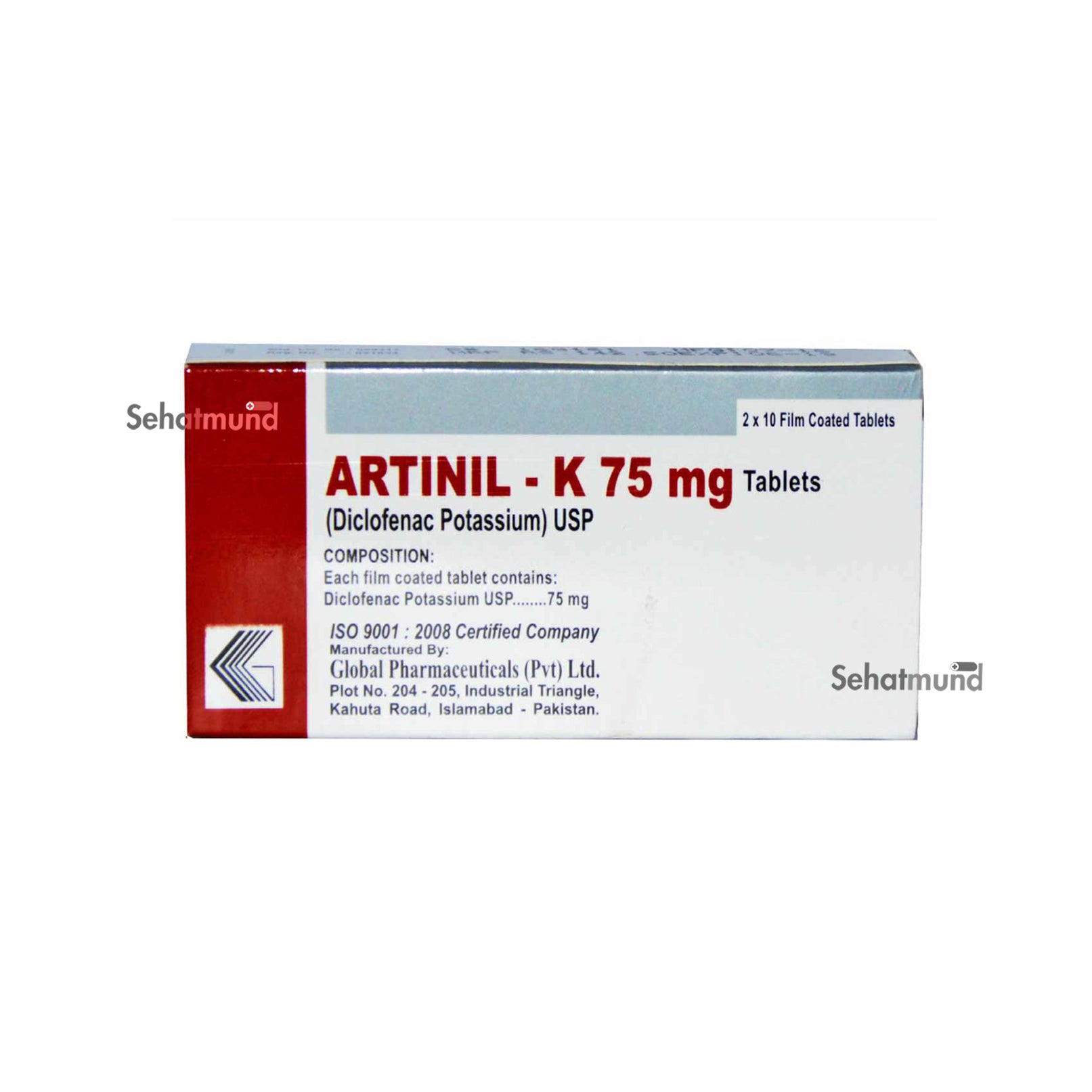 Artinil-K Tablets 75mg – SehatMund Online Medicine