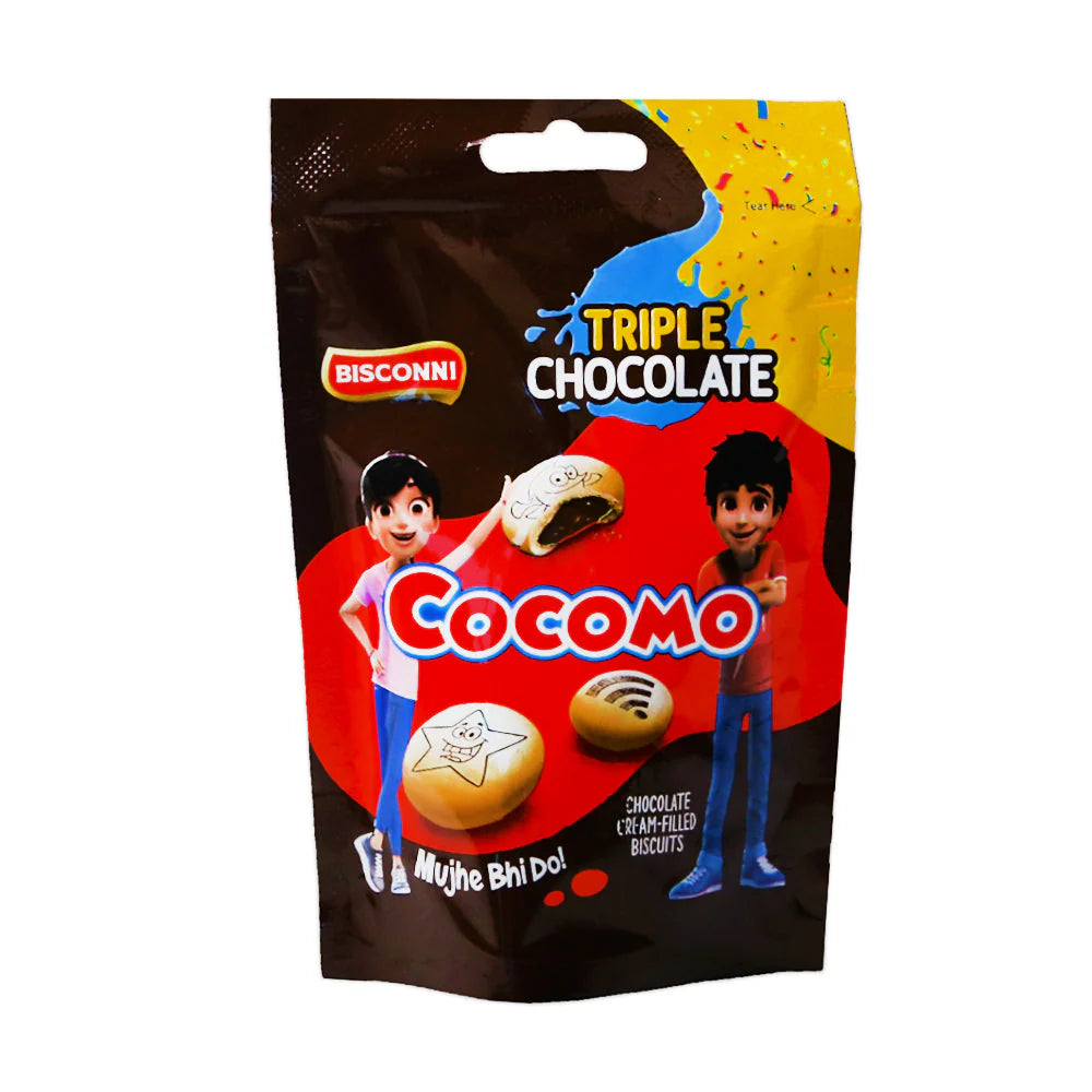 Bisconni Cocomo Triple Chocolate Mini Pouch 39.6g – SehatMund Online ...