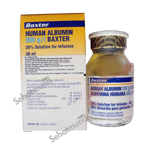 Human Albumin Baxter Infusion 200g/50ml – SehatMund Online Medicine
