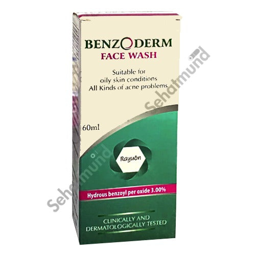 Benzoderm Face Wash 60ml – SehatMund Online Medicine