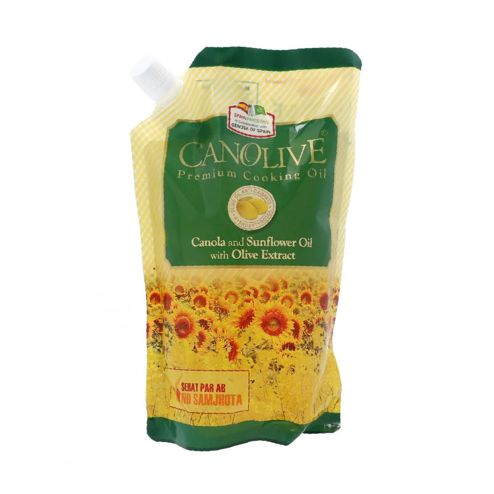 Canolive Cooking Oil 1 liter Pouch Nozzle Pack Pc – SehatMund Online ...