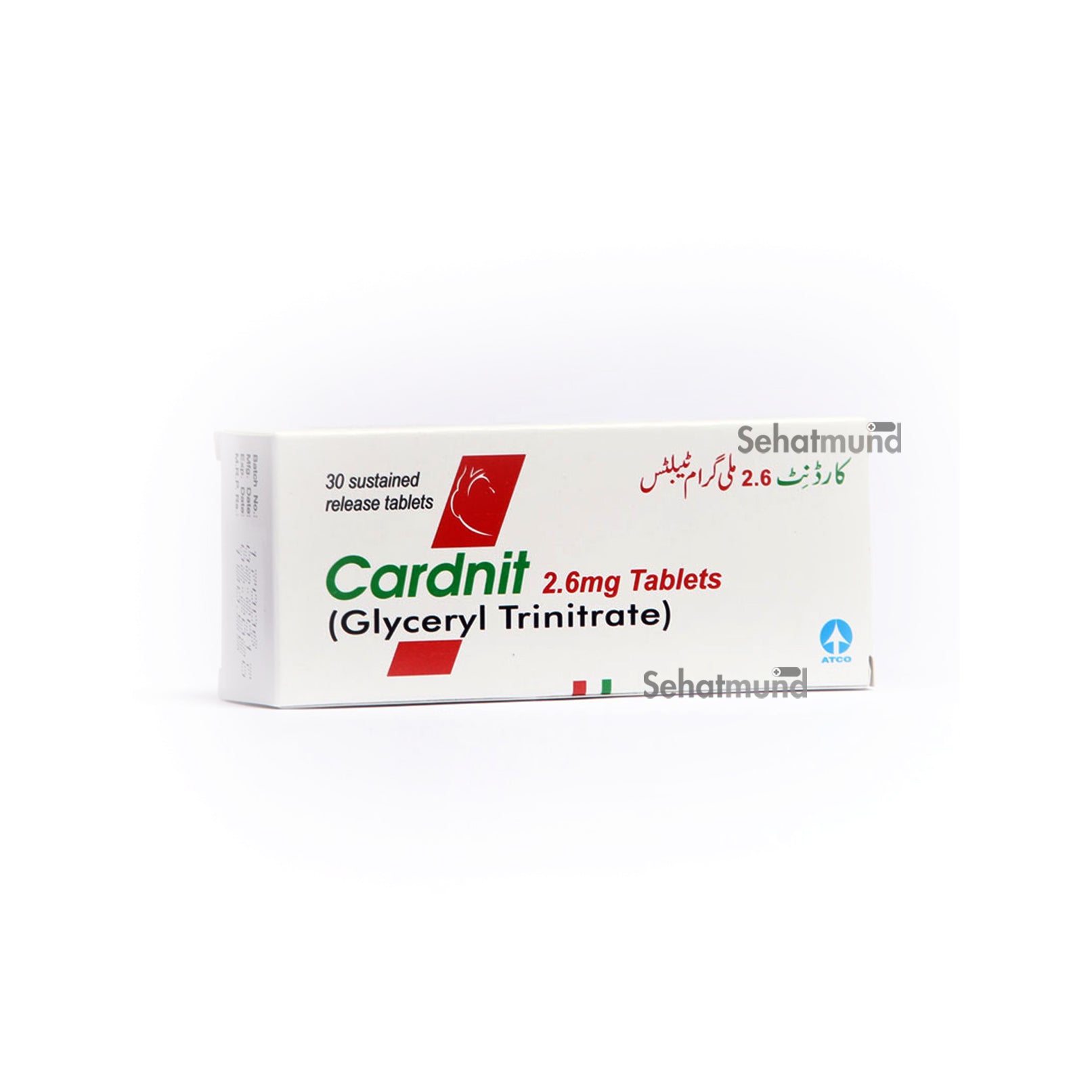 Cardnit Tablets 2.6mg – SehatMund Online Medicine