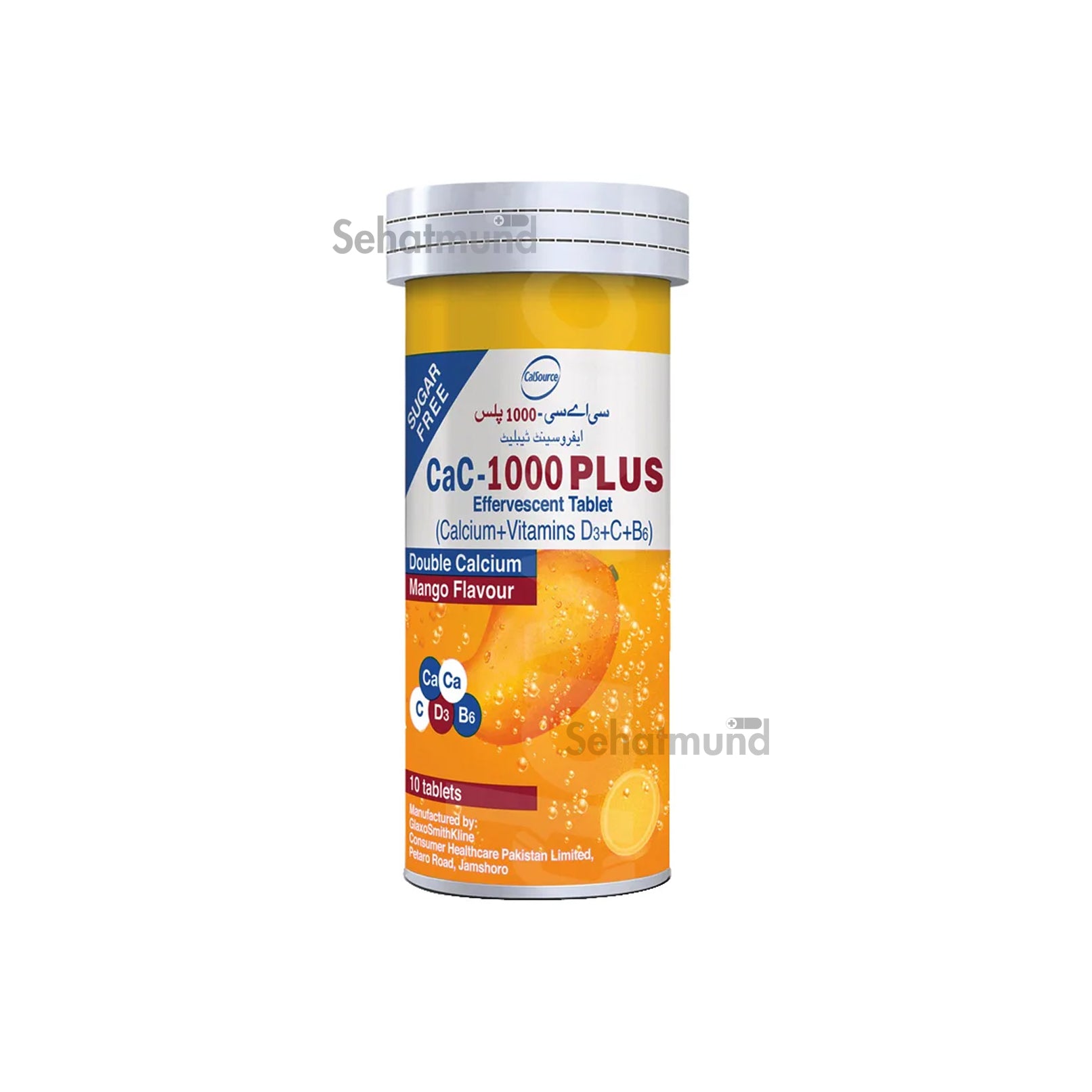 Cac-1000 Plus Mango Flavour Tablets – SehatMund Online Medicine