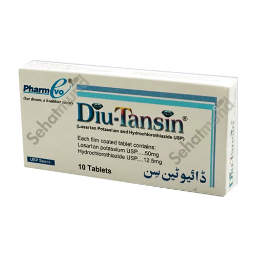 Diu-Tansin Tablet 50/12.5mg – SehatMund Online Medicine