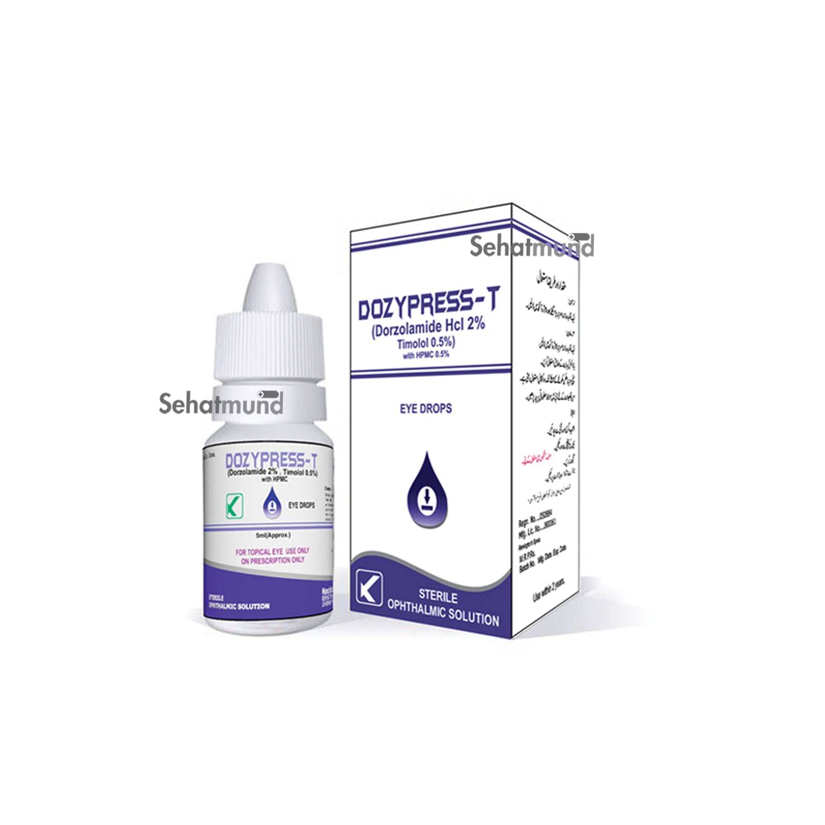 Dozypress-T Eye Drops – SehatMund Online Medicine