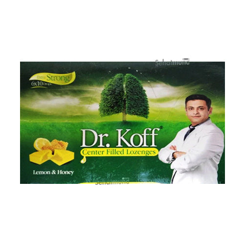 Dr.Koff Center Filled Lozenges Lemon & Honey – SehatMund Online Medicine