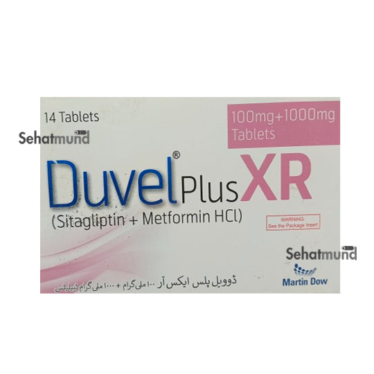 Duvel Plus Xr Tablets 100mg+1000mg – SehatMund Online Medicine