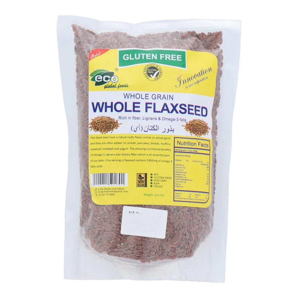 Eco Whole Grain Flex Seed Whole 300g – SehatMund Online Medicine