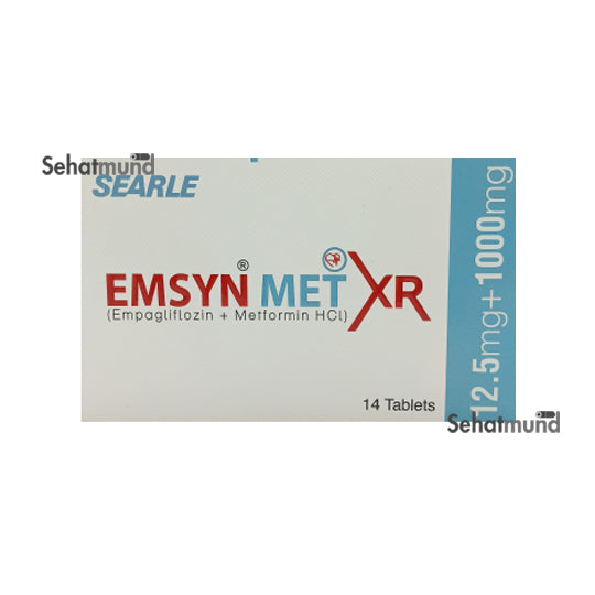 Emsyn Met XR Tablets 12.5mg+1000mg – SehatMund Online Medicine