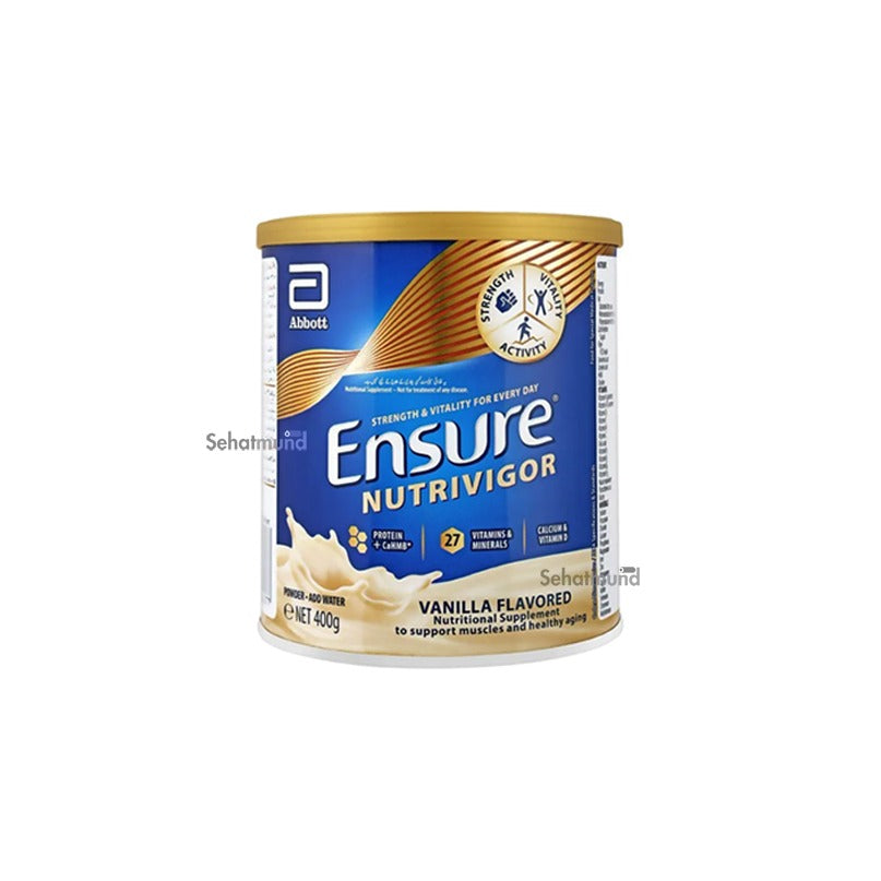 Ensure Nutrivigor Vanilla Flavour 400g Milk Powder – SehatMund Online Medicine