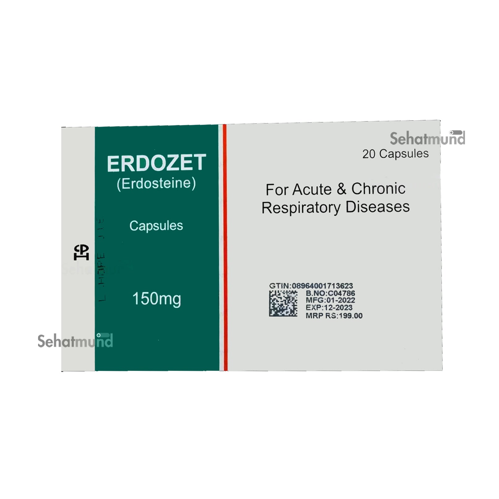 Erdozet Capsules 150mg – SehatMund Online Medicine