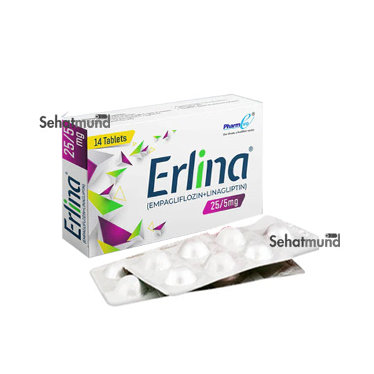 Erlina Tablets 25mg+5mg – SehatMund Online Medicine