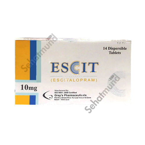 Escit Dispersible Tablets 10mg – SehatMund Online Medicine