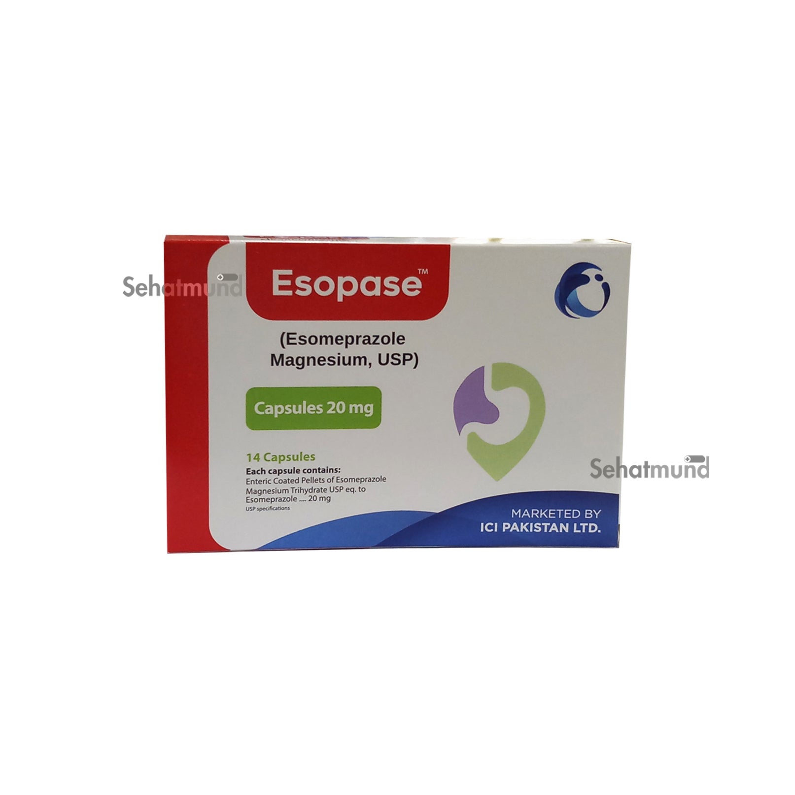 Esopase Capsule 20mg – SehatMund Online Medicine