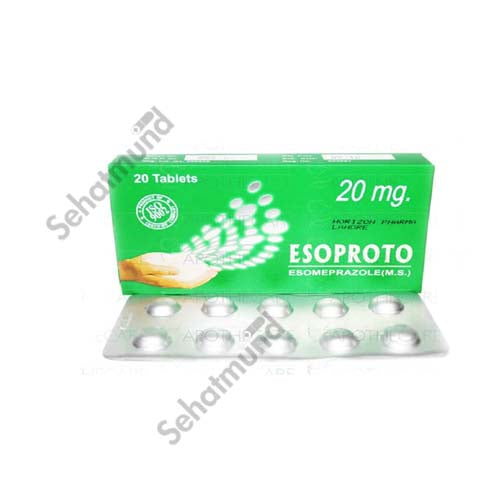 Esoproto Tablets 20mg – SehatMund Online Medicine
