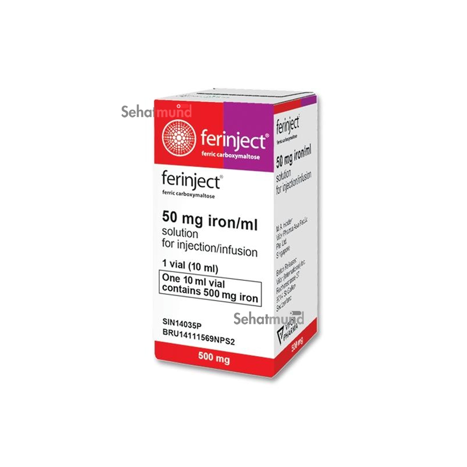 Ferinject Injection 50mg – SehatMund Online Medicine