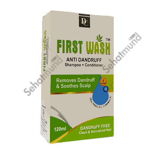 First Wash Anti Dandruff Shampoo + Conditioner 120ml – SehatMund Online ...