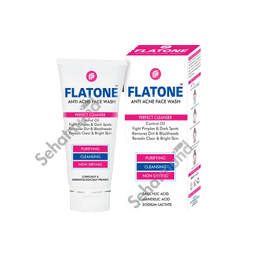 Flatone Anti Acne Face Wash 60ml – SehatMund Online Medicine