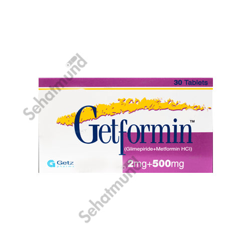 Getformin Tablet 2/500mg – SehatMund Online Medicine