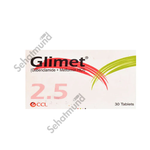 Glimet Tablets 2.5mg/500mg – SehatMund Online Medicine