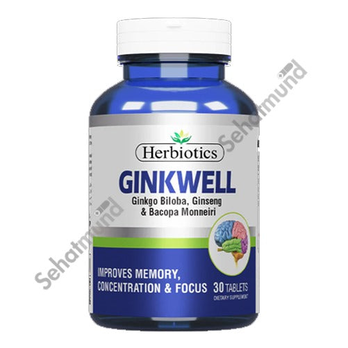 Herbiotics Ginkwell Tablets – SehatMund Online Medicine