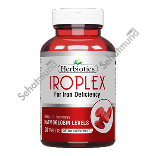 Herbiotics Iroplex (For Iron Deficiency Anemia) Tablets – SehatMund ...