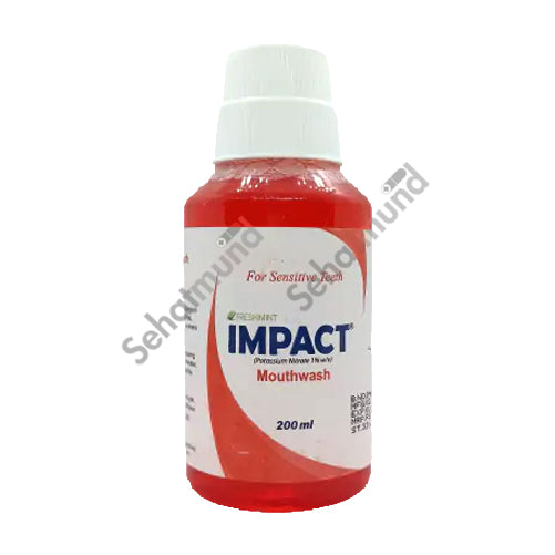 Impact Mouthwash 200ml – SehatMund Online Medicine