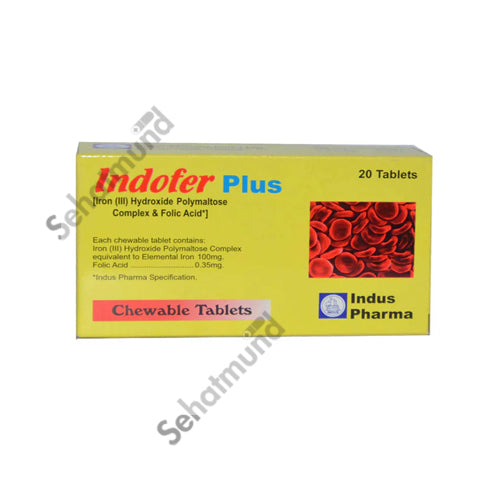 Indofer Plus Tablets 100mg/0.35mg – SehatMund Online Medicine