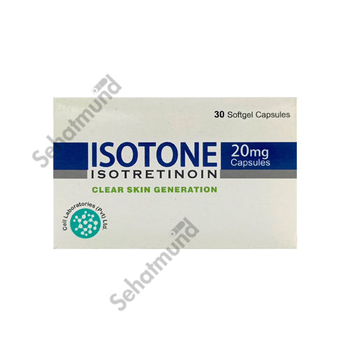 Isotone Softgel Capsules 20mg – SehatMund Online Medicine