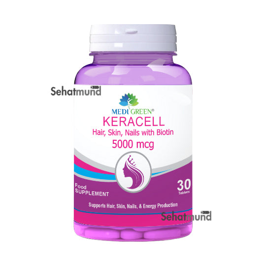 Keracell Biotin Tablets 5000mg – SehatMund Online Medicine
