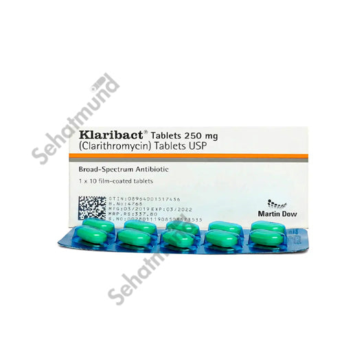 Klaribact Tablets 250mg – SehatMund Online Medicine