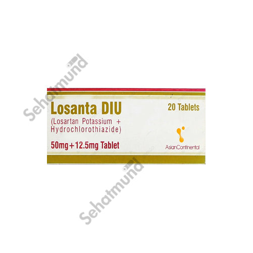 Losanta Diu Tablets 50/12.5mg – SehatMund Online Medicine