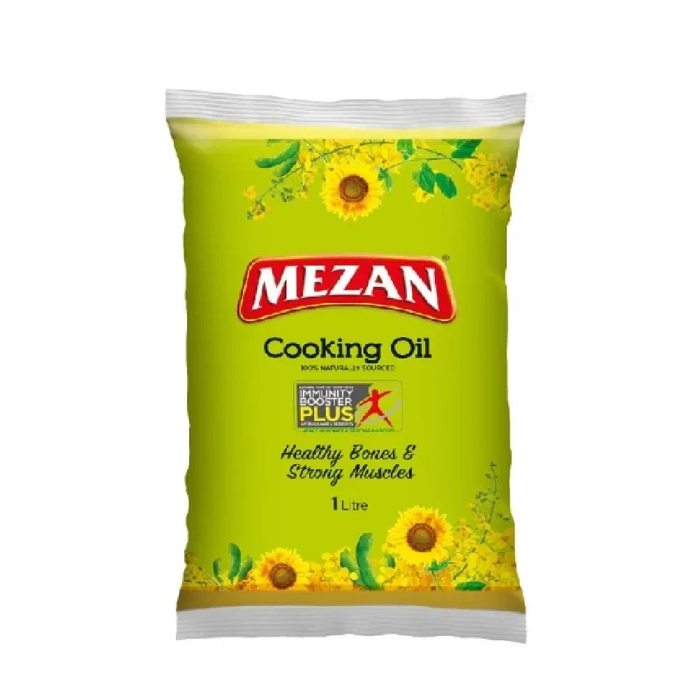 Mezan Cooking Oil Pouch 1 liter – SehatMund Online Medicine