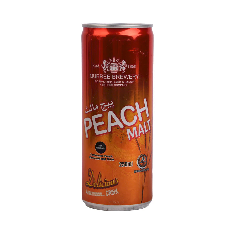 Murree Brewery Peach Malt Can 250 ml – SehatMund Online Medicine