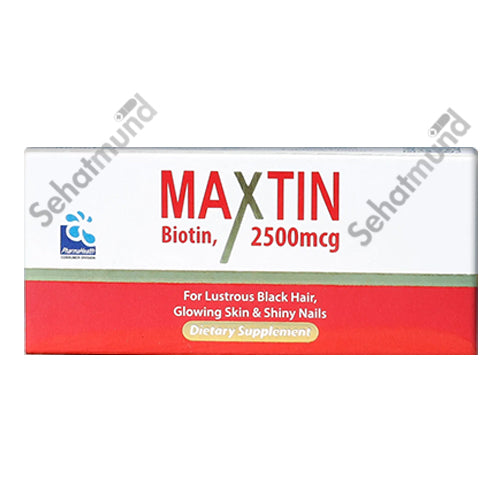 Maxtin Biotin Tablets 2500mg – SehatMund Online Medicine