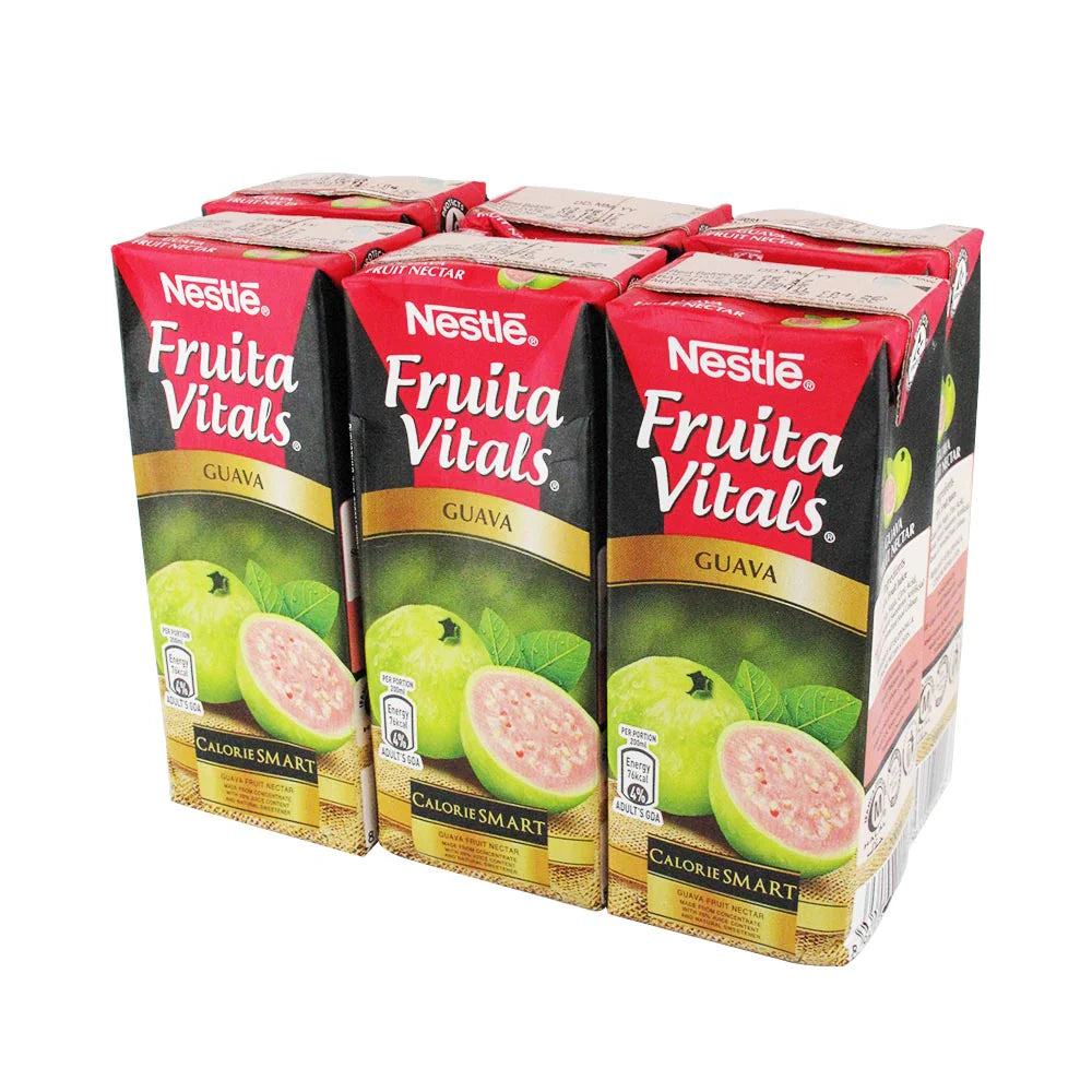 Nestle Juice Fruita Vitals Guava Nectar 200 ml Carton – SehatMund ...