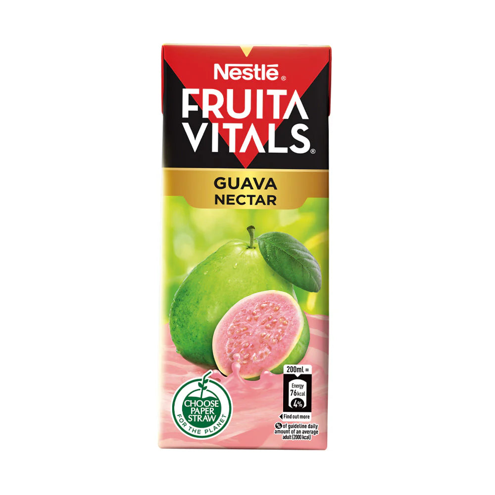 Nestle Juice Fruita Vitals Guava Nectar 200 ml – SehatMund Online Medicine
