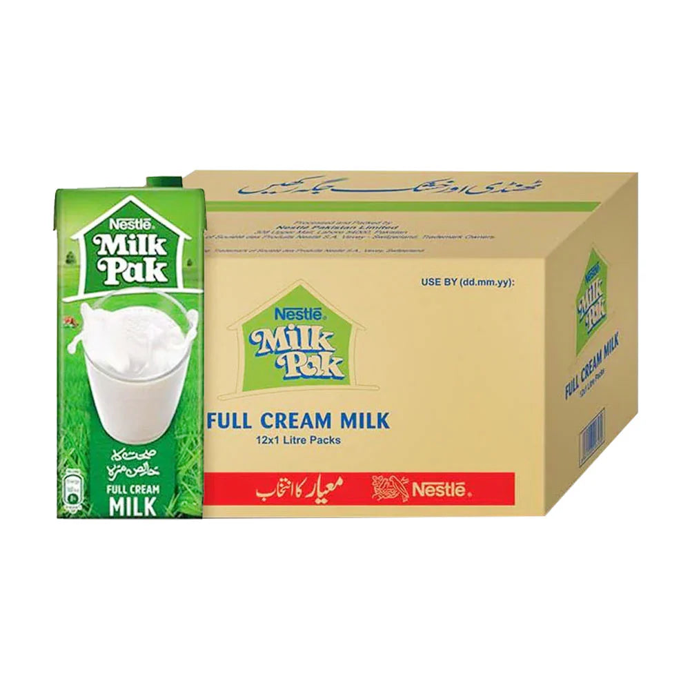 Nestle Milkpak Milk Full Cream 1 liter - Carton – SehatMund Online Medicine