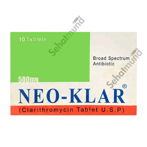 Neo-Klar Tablets 500mg – SehatMund Online Medicine