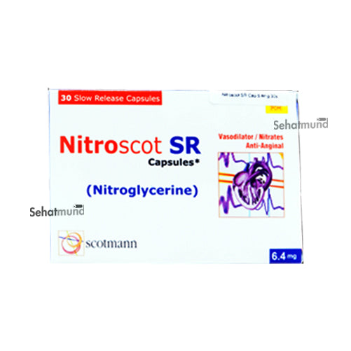 Nitroscot Sr Capsules 6.4mg – SehatMund Online Medicine