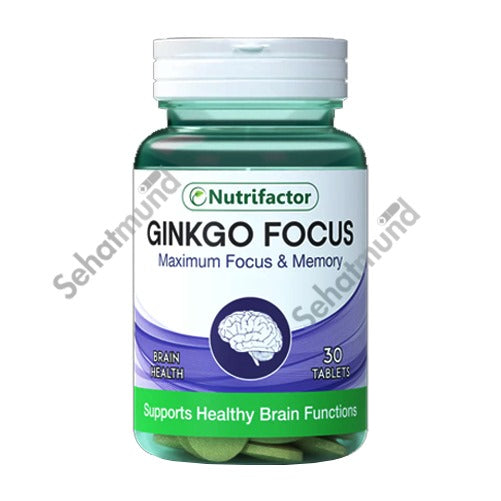 Nutrifactor Ginkgo Focus Tablets – SehatMund Online Medicine