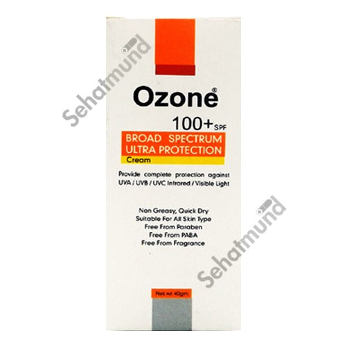 Ozone SPF100 Sunblock 40g – SehatMund Online Medicine