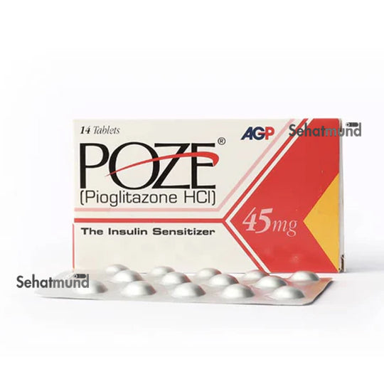 Poze Tablets 45mg – SehatMund Online Medicine