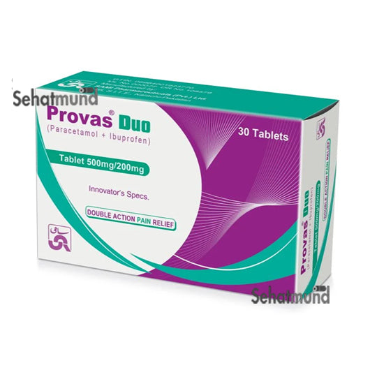 Provas Duo Tablets 500mg/200mg – SehatMund Online Medicine