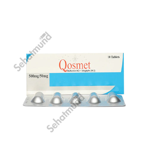 Qosmet Tablets 50/500mg – SehatMund Online Medicine